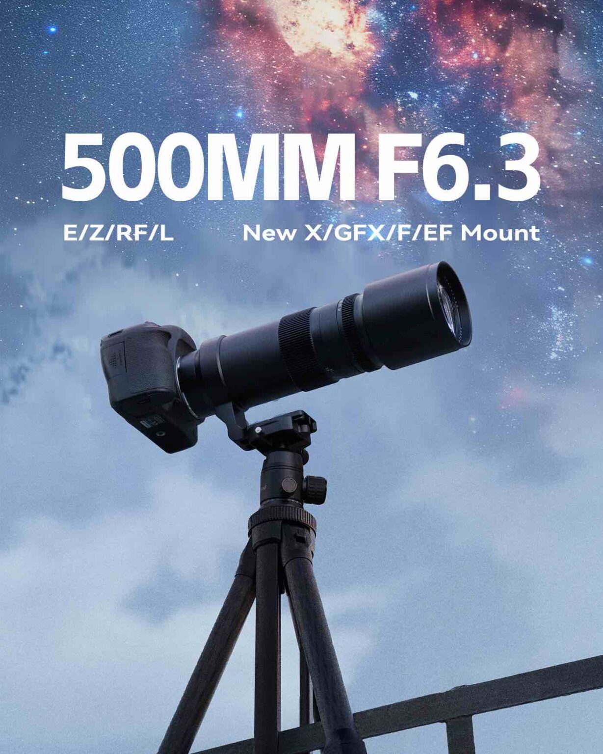 TTArtisan 500mm f/6.3 X/GFX/F/EF เปิดตัวเป็นทางการแล้ว - Fotoinfo Magazine